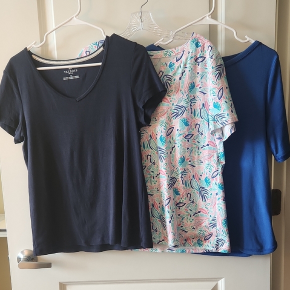 Talbots | Tops | Talbots Set Of 3 Tee Shirts Lp | Poshmark